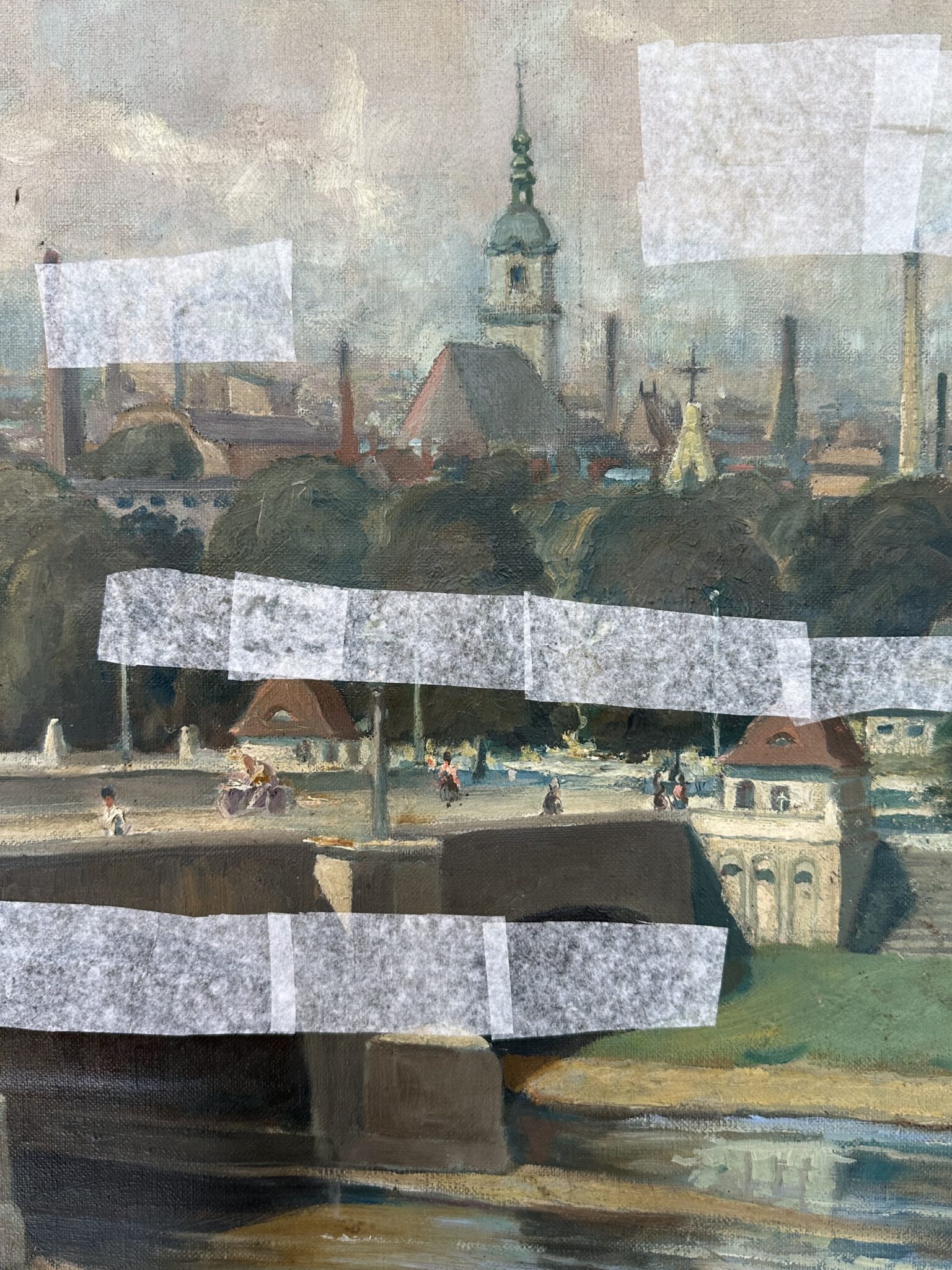 Restaurierung des Behr-Gemäldes kommt gut voran – Museumsverein der ...